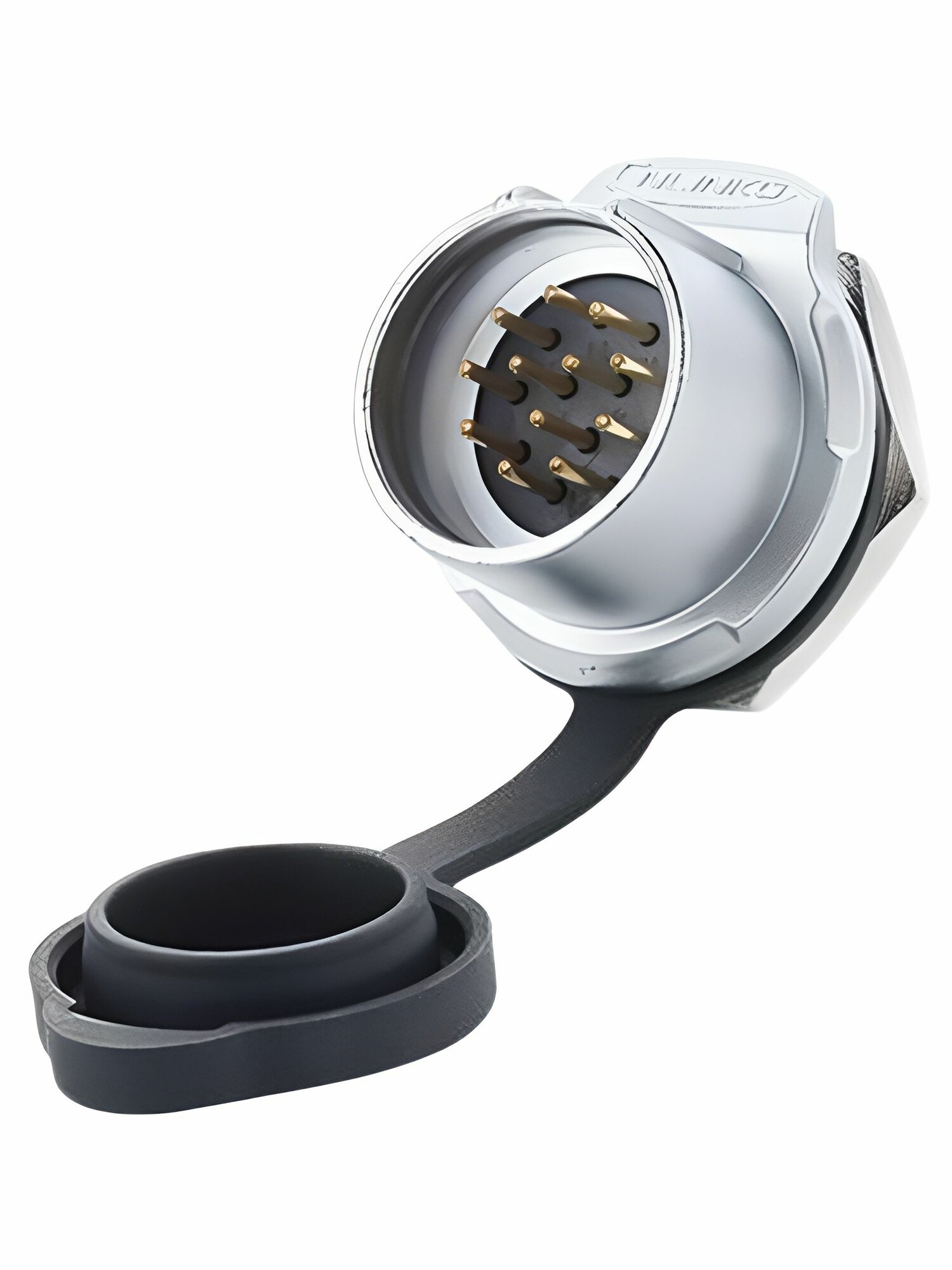 Разъем CNLINKO LP-20 12-пиновый, 12pin, папа, IP67, М22х1,5