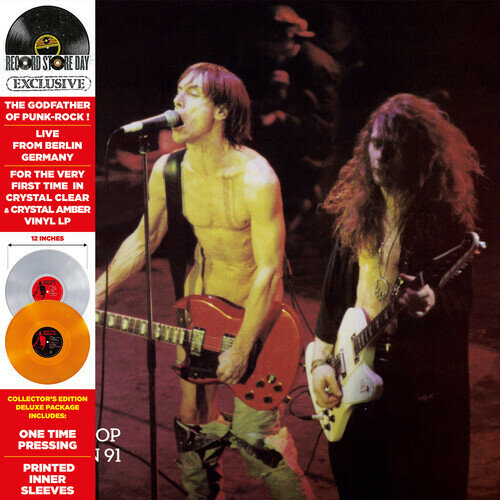 Виниловая пластинка Iggy Pop - Live In Berlin '91 (2 LP)