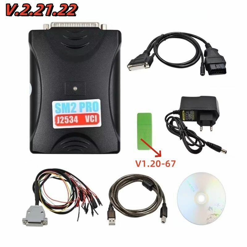 SM2 PRO J2534 -V2.21.22 OBD2 сканер/ V1.20-67