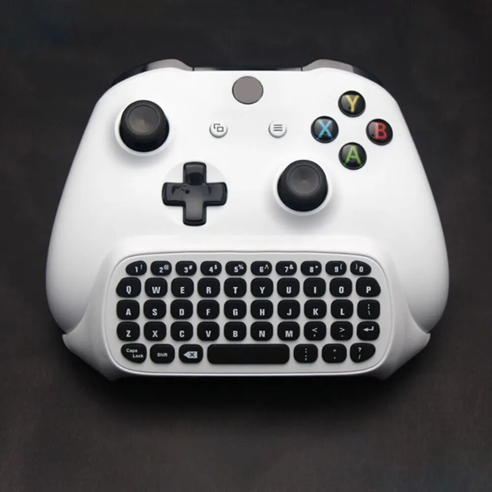 Мини-клавиатура для Xbox Series S/X Белая пластиковая клавиатура для геймпада