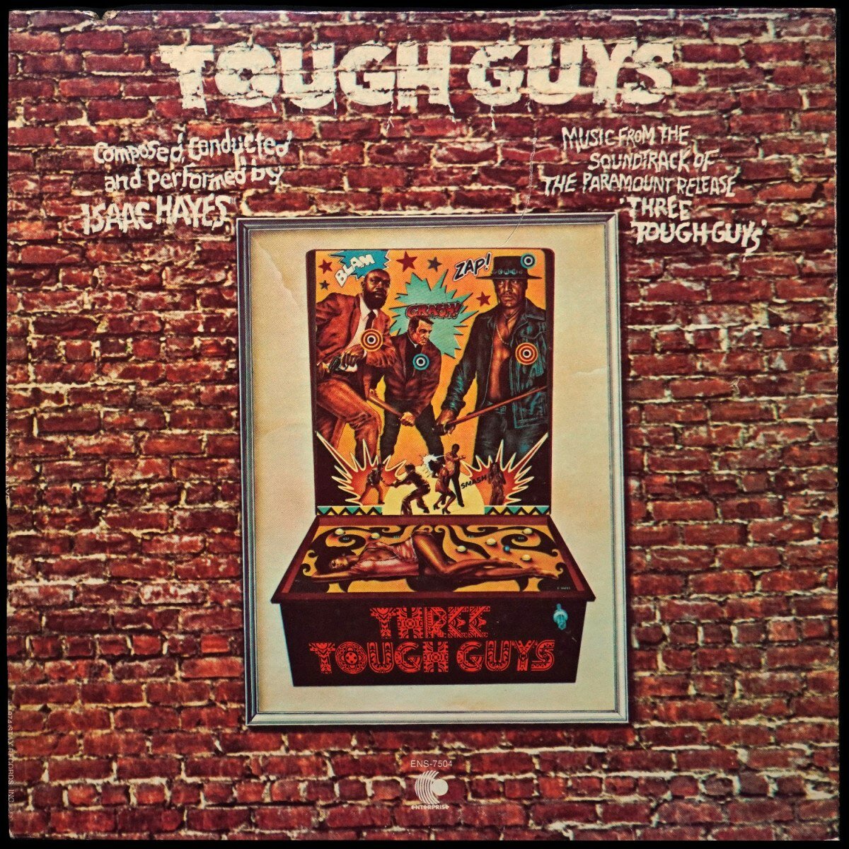Виниловая пластинка Enterprise Isaac Hayes – Tough Guys (Music From The Soundtrack Of The Paramount Release 'Three Tough Guys')
