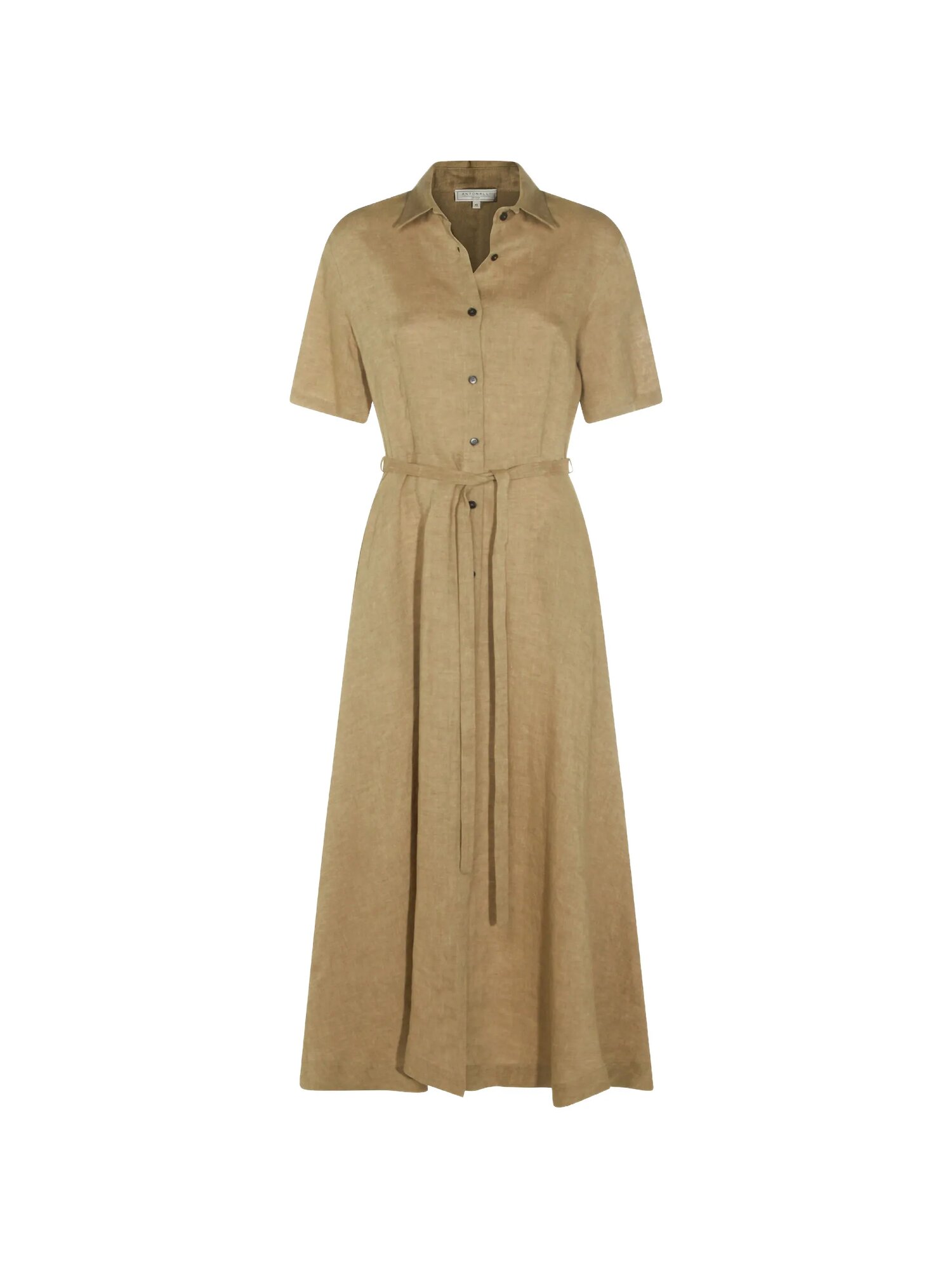 Платье Button belted midi dress