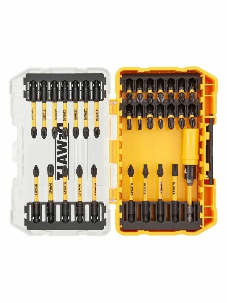 Набор бит для шуруповерта, DeWALT, 31 шт / Насадки на шуруповерт 31 шт, импакт