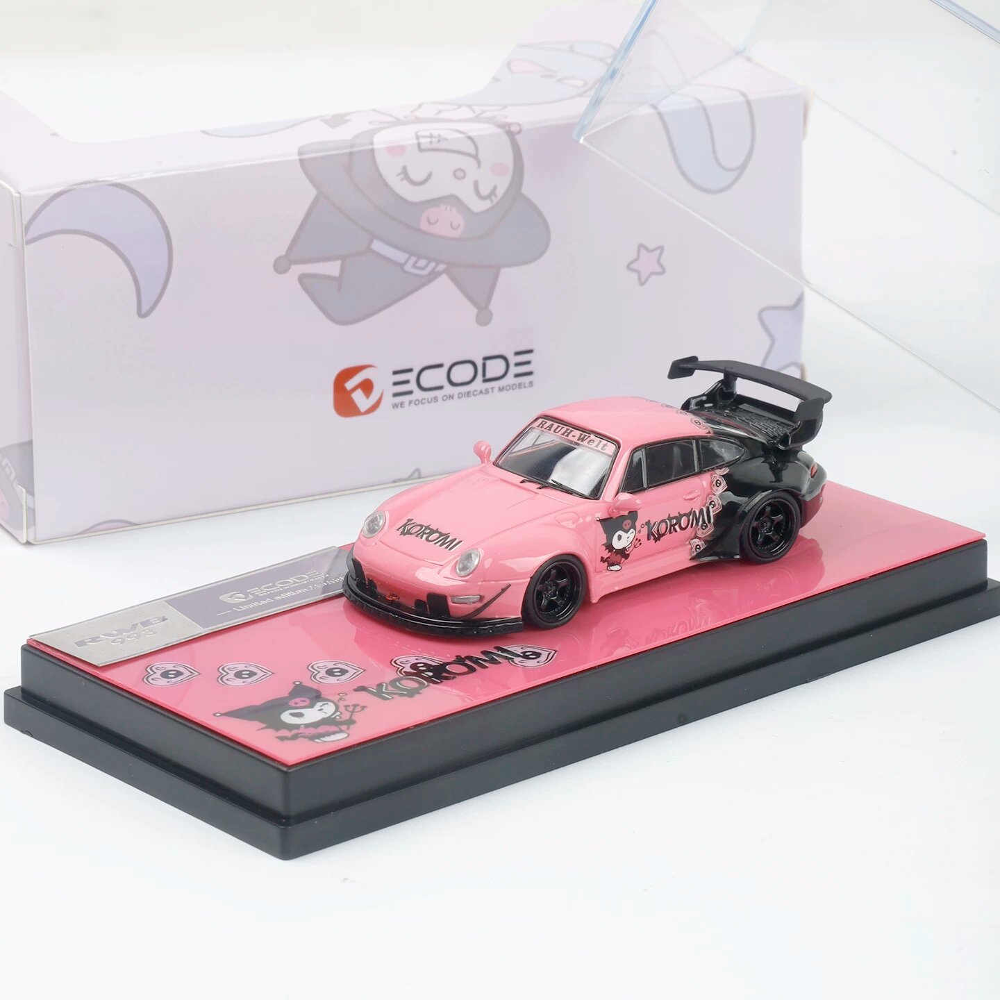 Porsche 993 Дизайн Kuromi 1:64 Масштабная Модель Коллекционеров