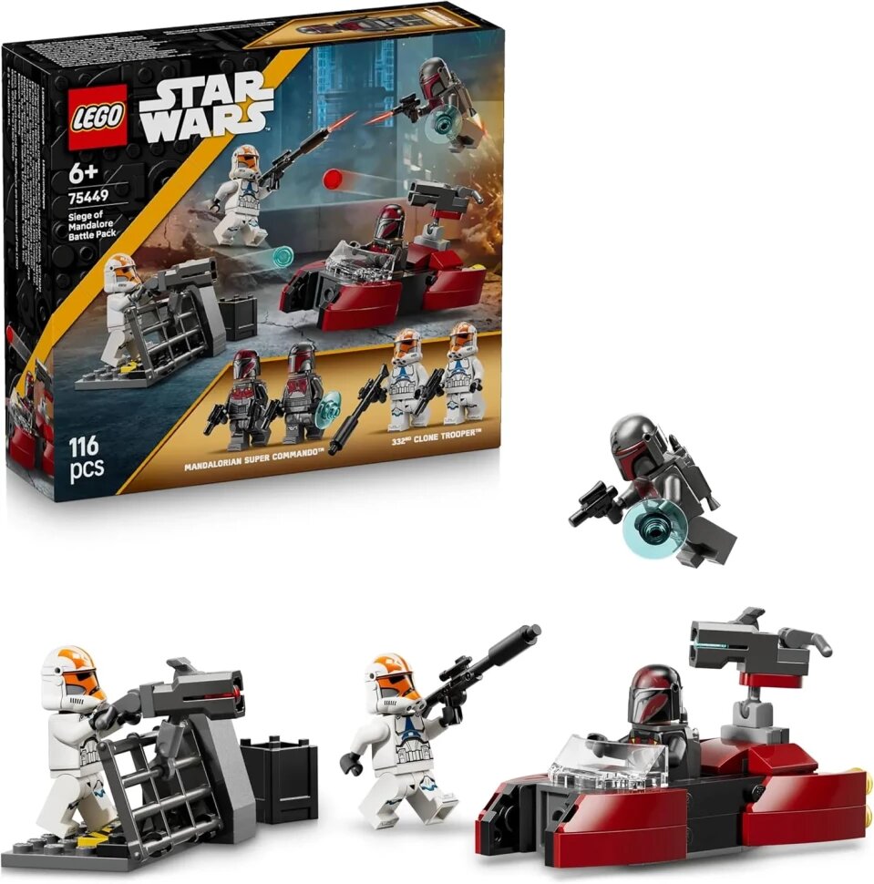 Конструктор LEGO Star Wars 75449 Боевой набор Осада Мандалора 116 дет.