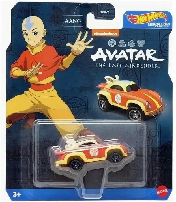Машинка Mattel Hot Wheels "Avatar Aang", масштаб 1:64, для детей от 3 лет