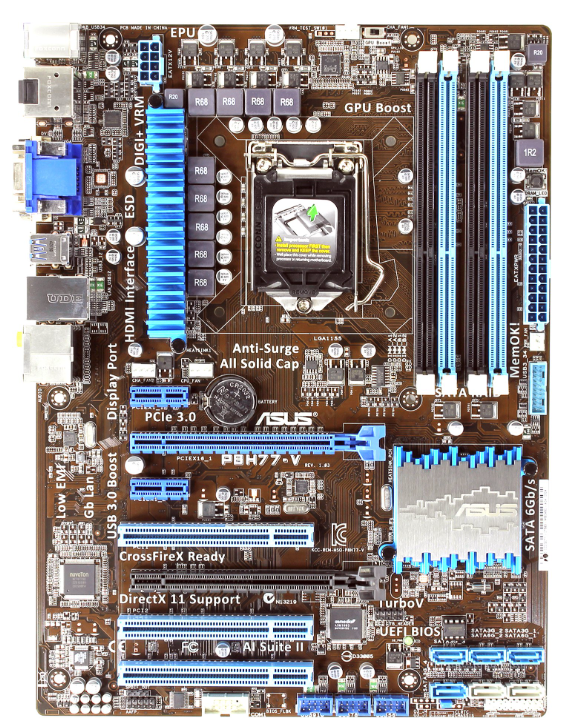 Материнская плата Asus P8H77-V DDR3 сокет LGA1155 форм фактор ATX