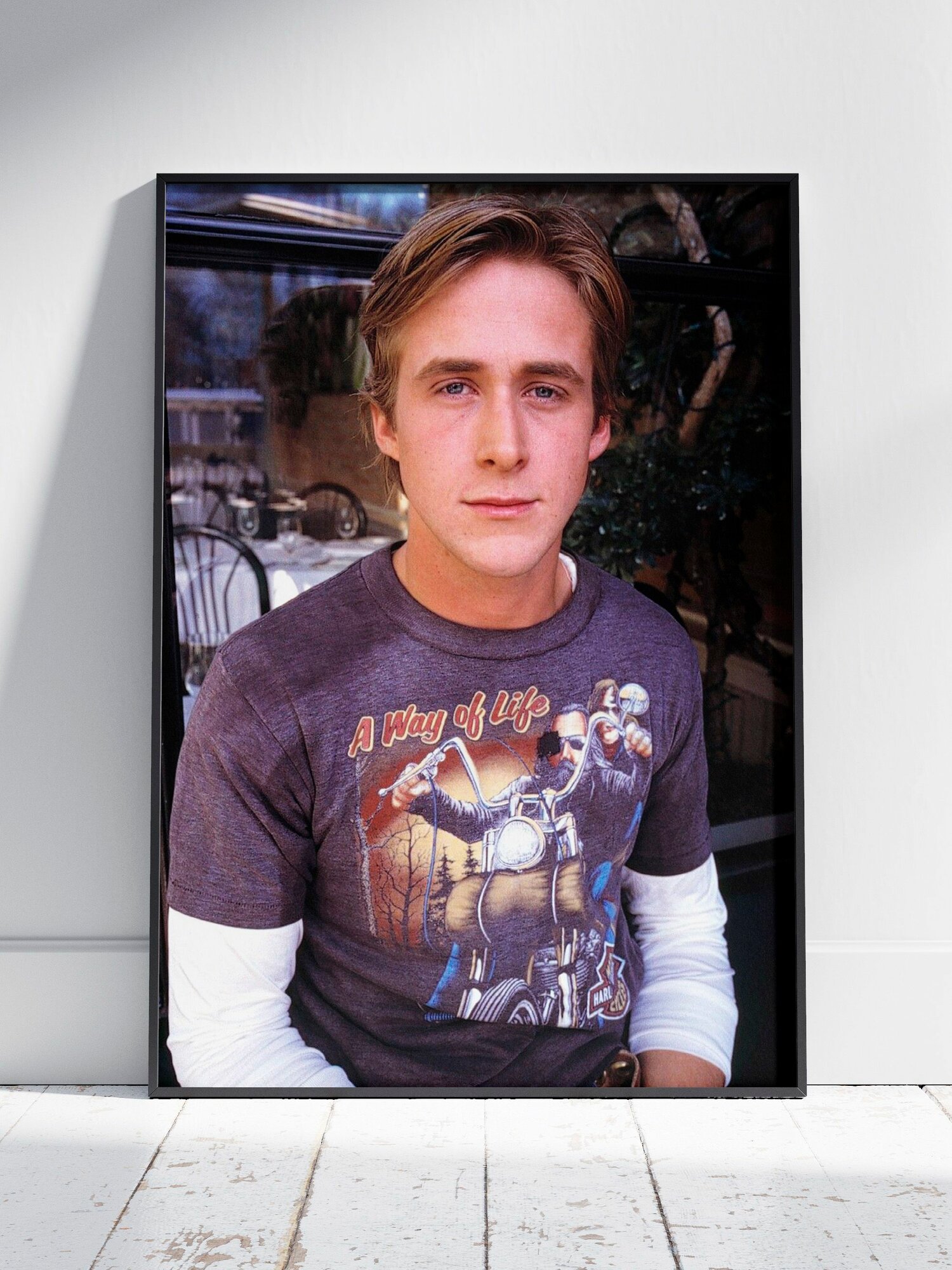 Плакат на стену для интерьера Райан Гослинг (Ryan Gosling 20) - Постер по актеру фильма, кино, сериала формата A4 (21x30 см)