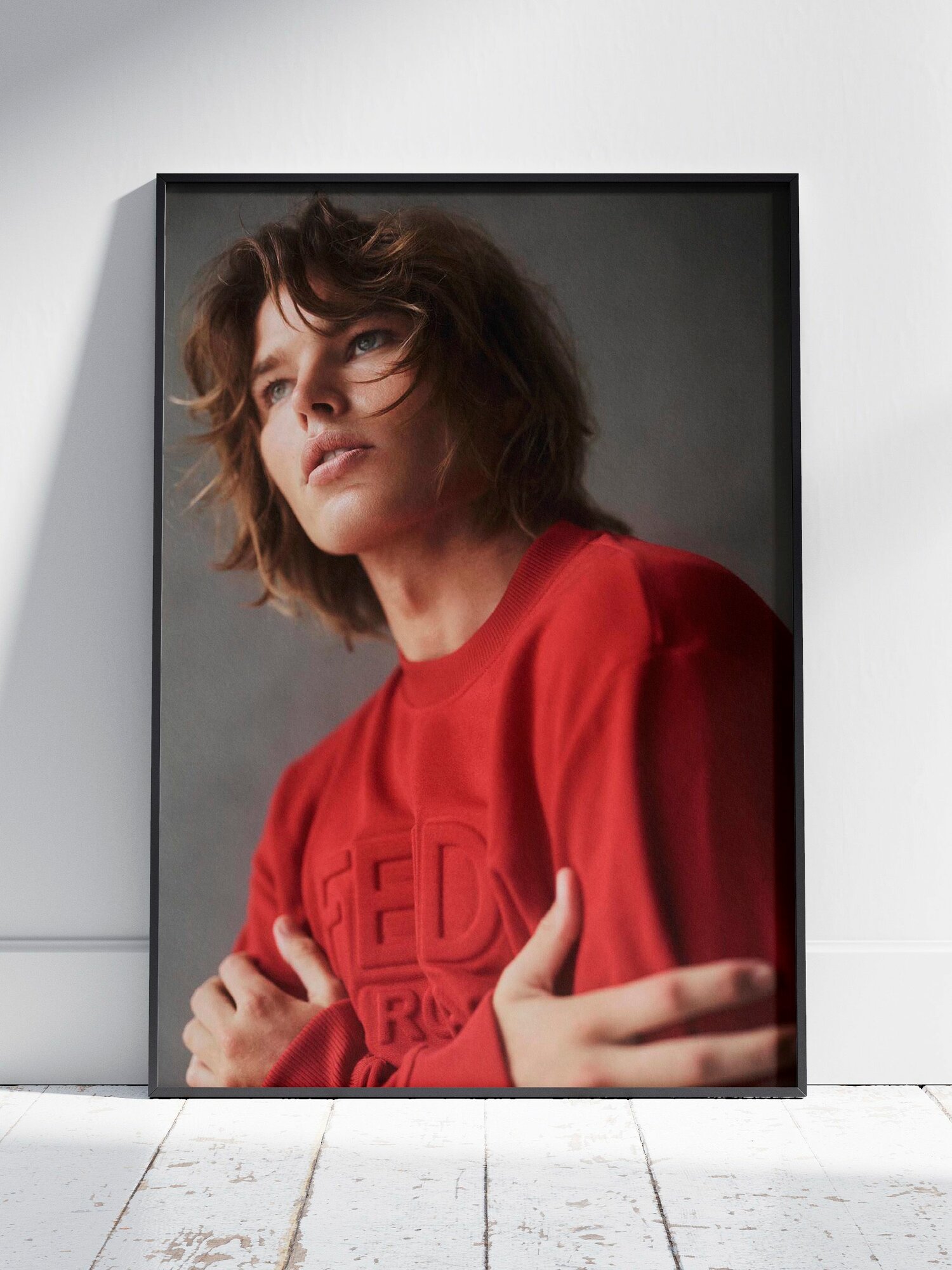 Плакат на стену для интерьера Джордан Барретт (Jordan Barrett 26) - Постер по модели, бренду и моде формата A4 (21x30 см)