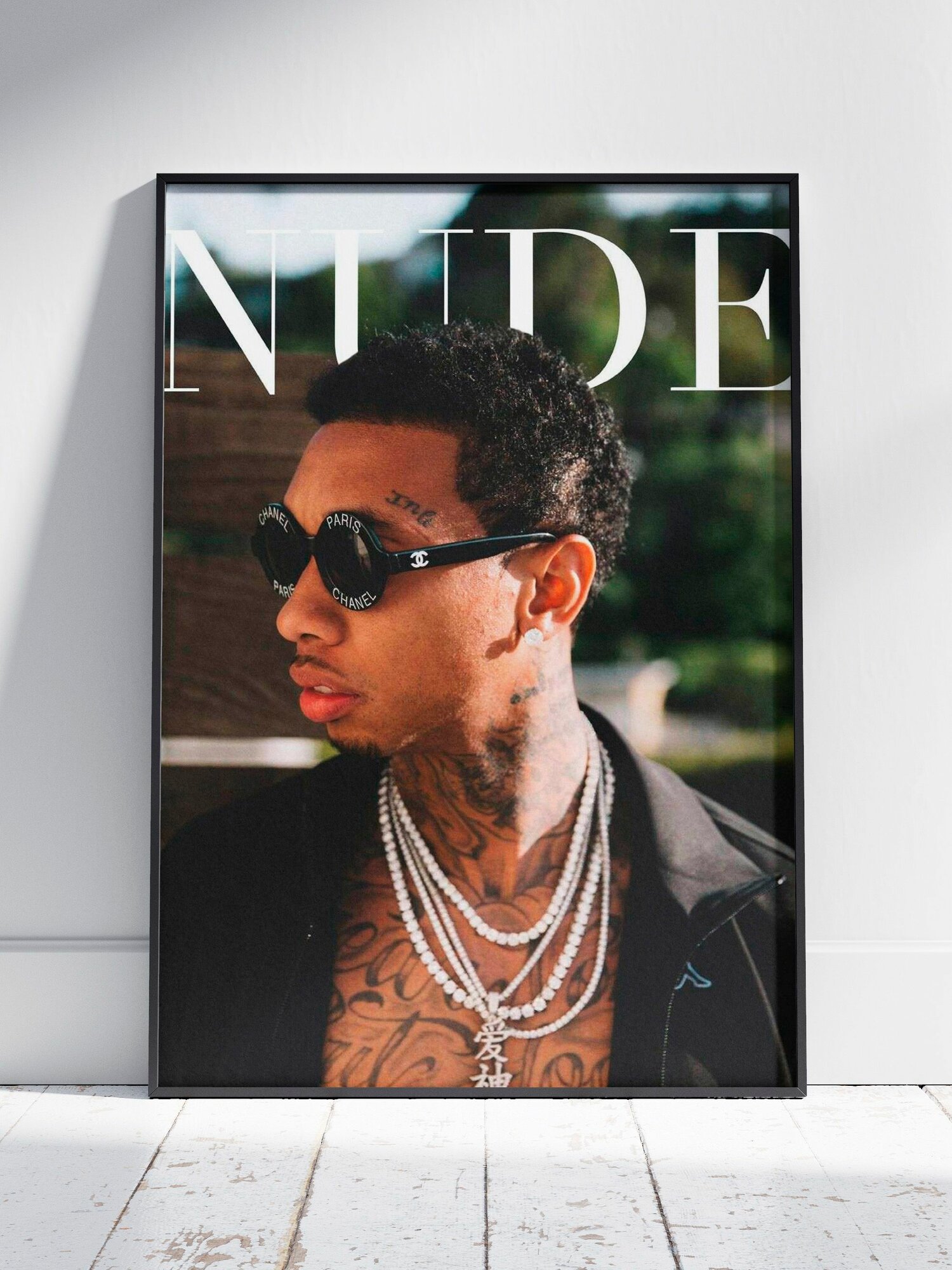 Плакат на стену для интерьера Тайга (Tyga 5) - Постер по музыке и артисту формата A4 (21x30 см)