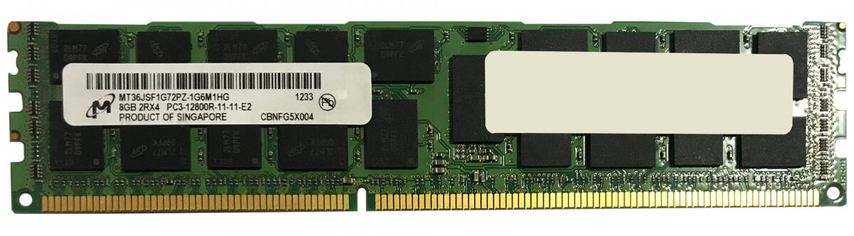 Оперативная память Micron MT36JSF1G72PZ-1G6M1HG DDRIII 8Gb