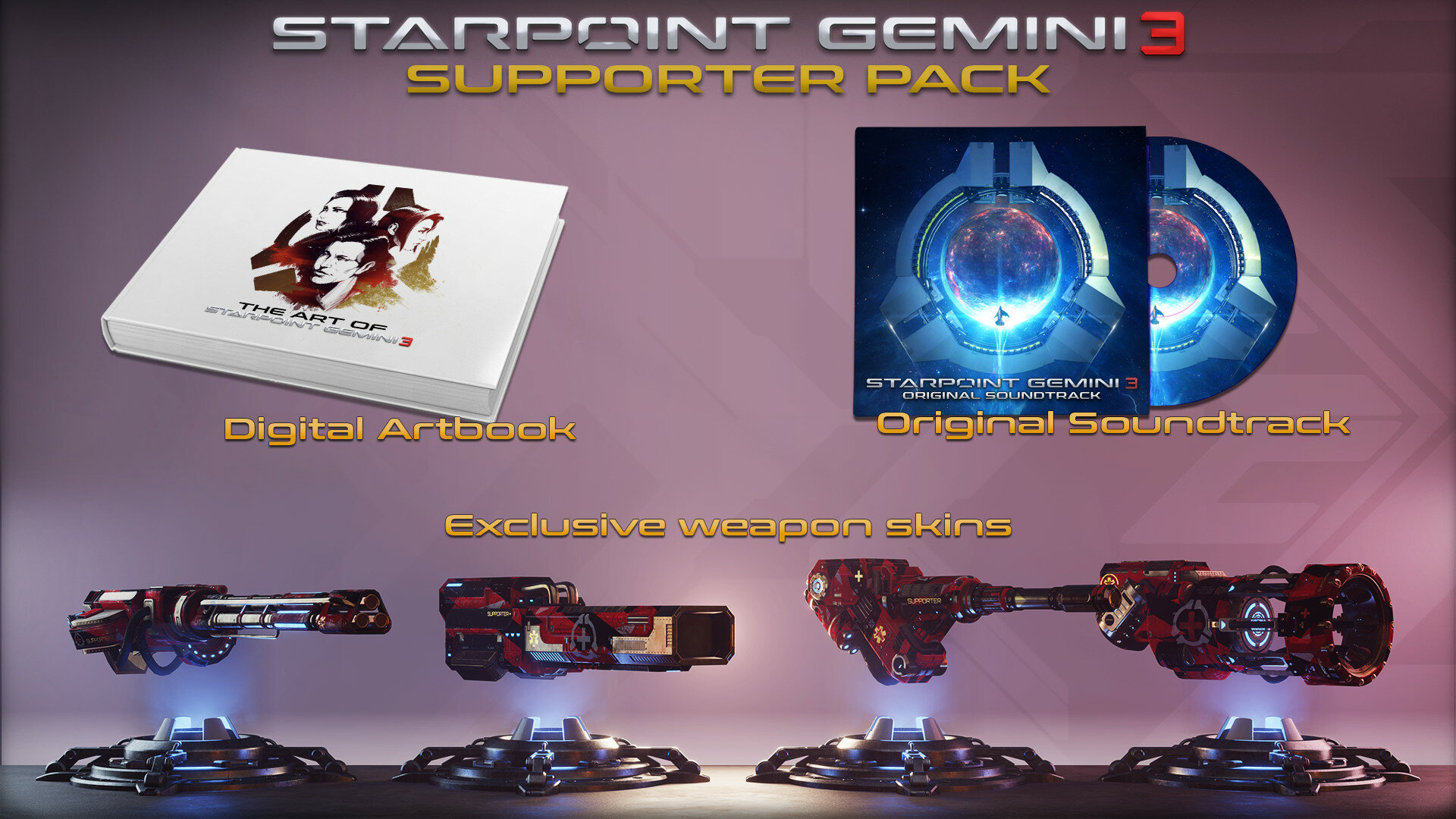 Starpoint Gemini 3 - Supporter Pack DLC Steam Ключ • Активация Steam