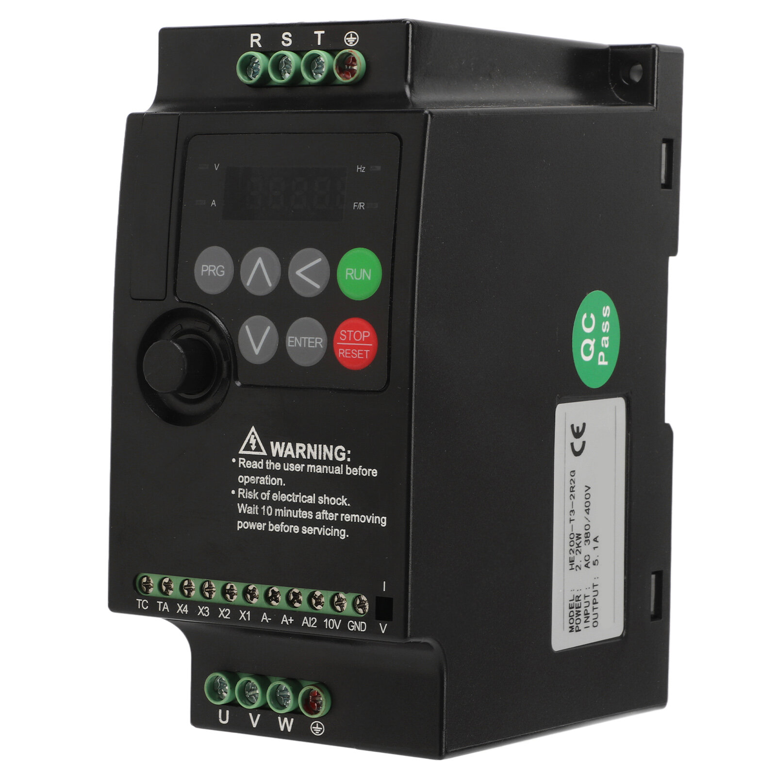 Частотно-регулируемый привод AC380, вход 400 В, выход AC380 В, AVR VFD-инвертор, 3 фазы, 2,2 кВт