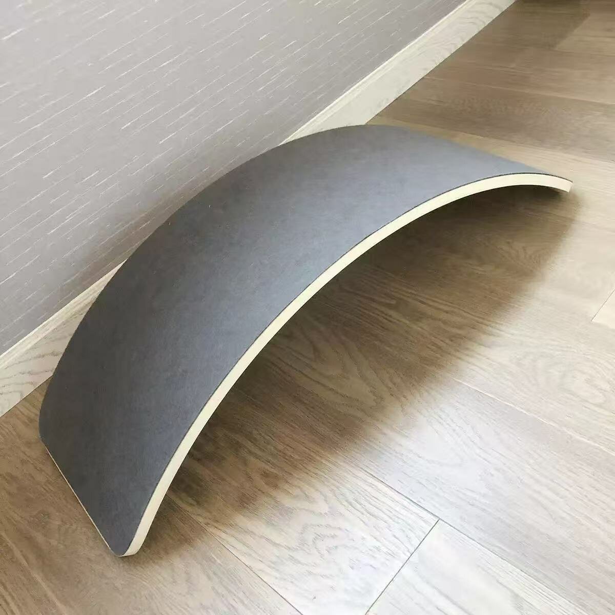 Детская развивающая доска-качалка, деревянная радужная балансировочная доска для улицы, изогнутая балансировочная доска для йоги и сенсорной тренировки.