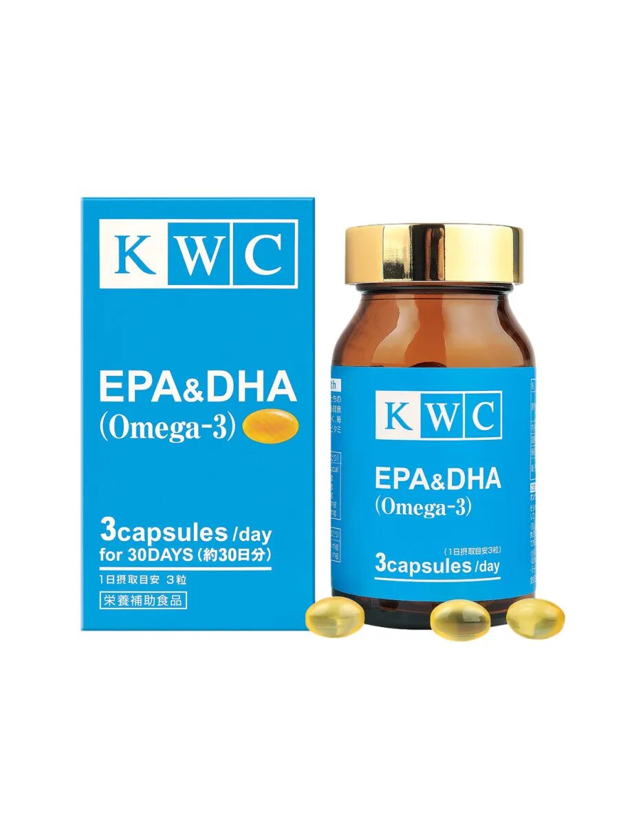 KWC EPA&DHA Омега-3 капсулы массой 690 мг 90 шт