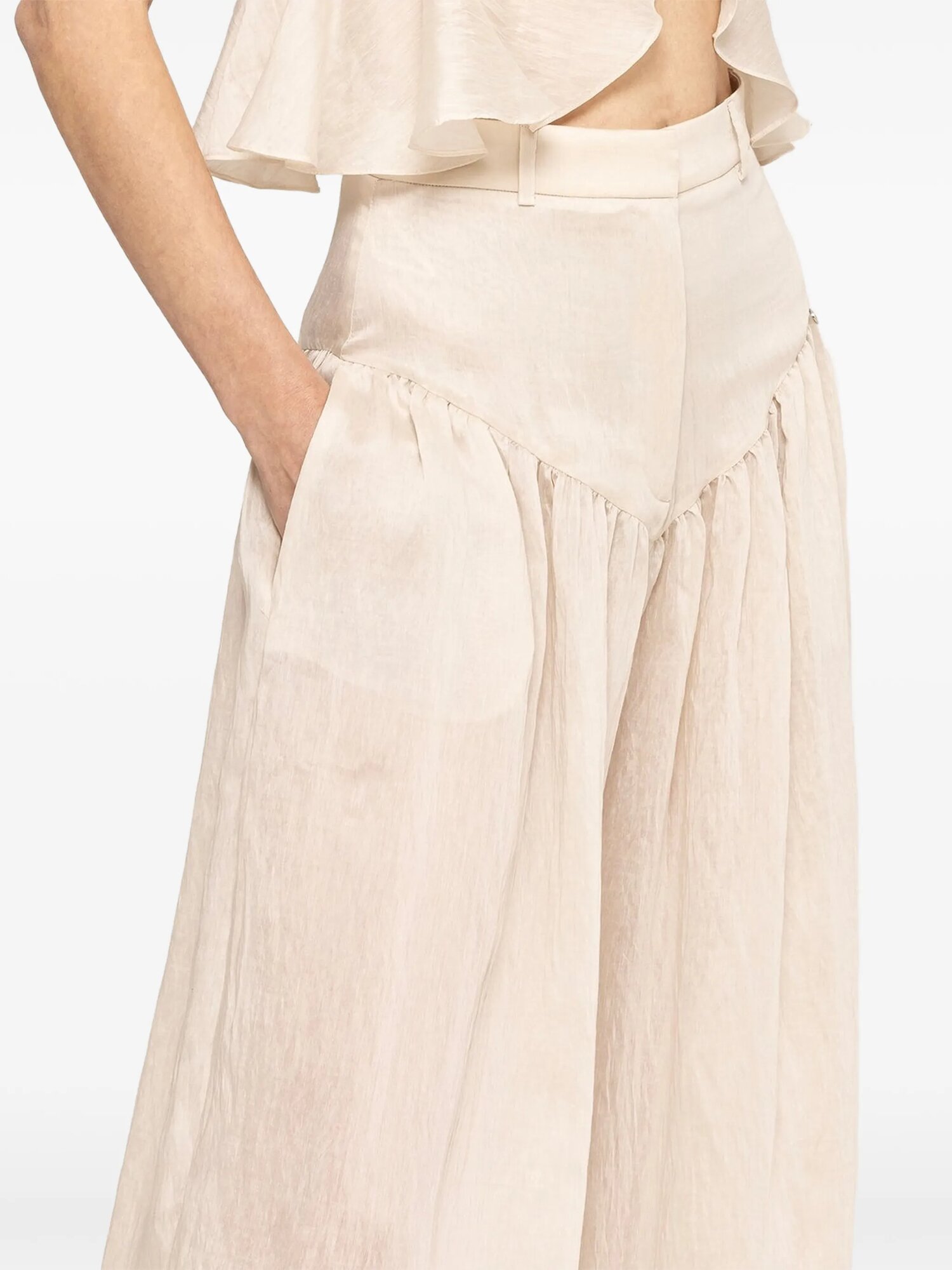 Брюки Nissa Balloon fit trousers, размер 36, разноцветный — фото 1