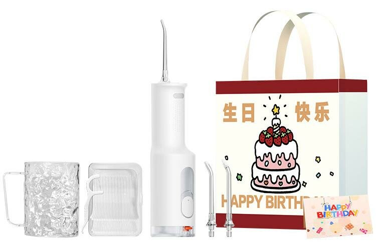 Ирригатор унисекс Xiaomi F300 Birthday Set (Smoke Yarn White)