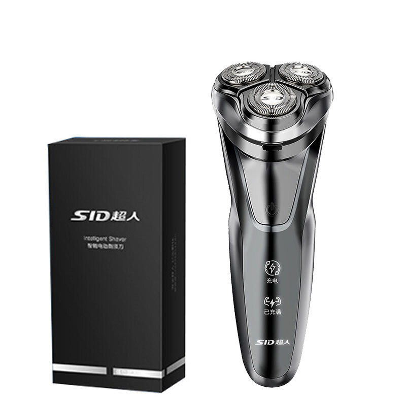 Электробритва мужская SID RS7350 Silver Rotary Razors, Standard+Replacement Blade Head