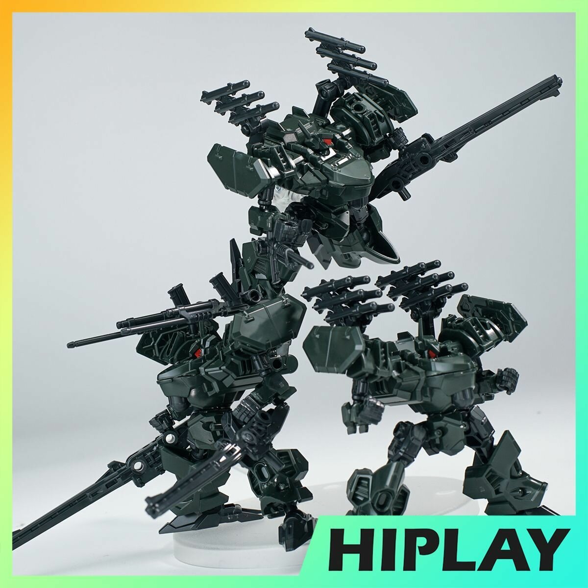 HIPLAY Sheik Mainland 3 минутная серия проектов MUGE-R2 VENTUS VECTOR Зеленый 1/60 Сборная модель