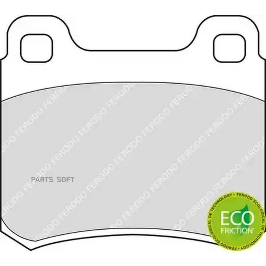 FERODO FDB328 157 00=571344B ! колодки дисковые з.\ MB W201 1.8-2.5TD 82-94
