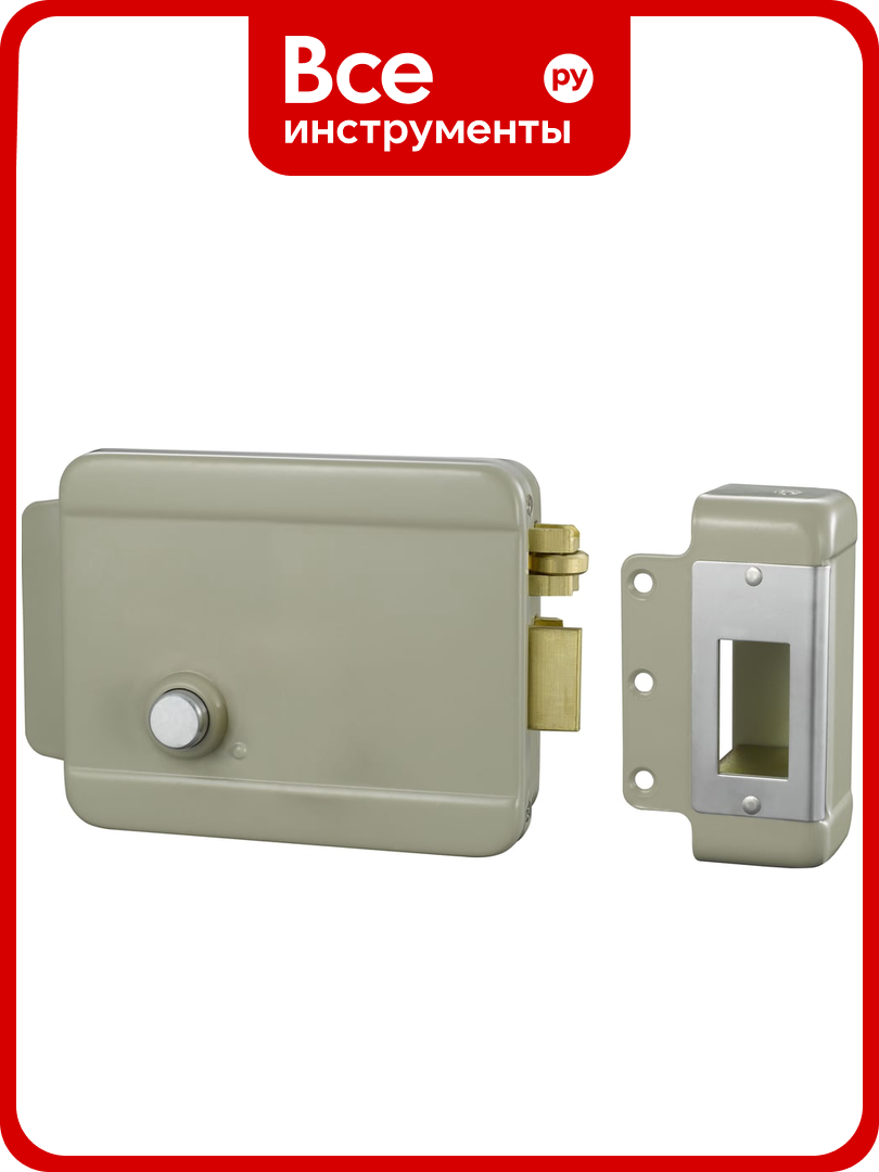 Замок электромеханический Smartec ST-RL073SI-GR, сталь, противоотжимная блокировка, 1.5 кг