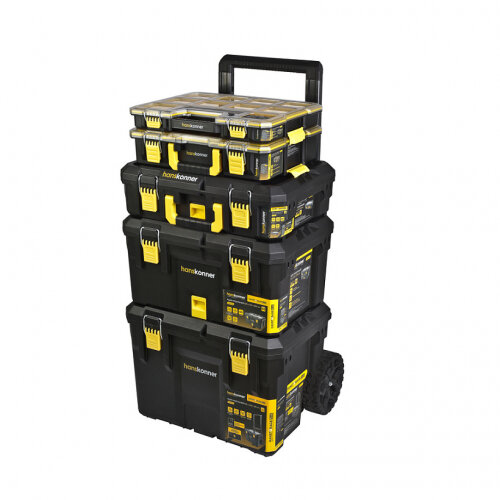 Набор ящиков системы хранения Hanskonner HSP5KIT HANSTORAGE PLUS (5шт) на колесах