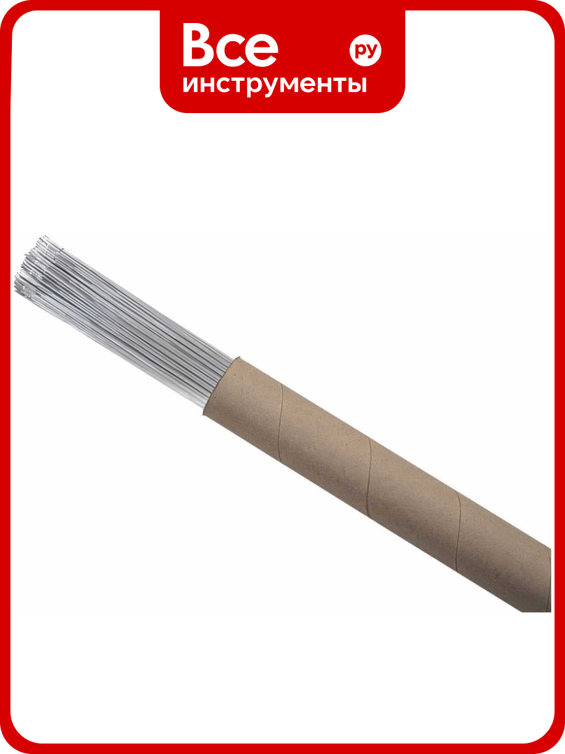 Прутки нержавеющие TIG ER-308LSi (1.2 мм; 1000 мм; 2 кг) кедр 8012844