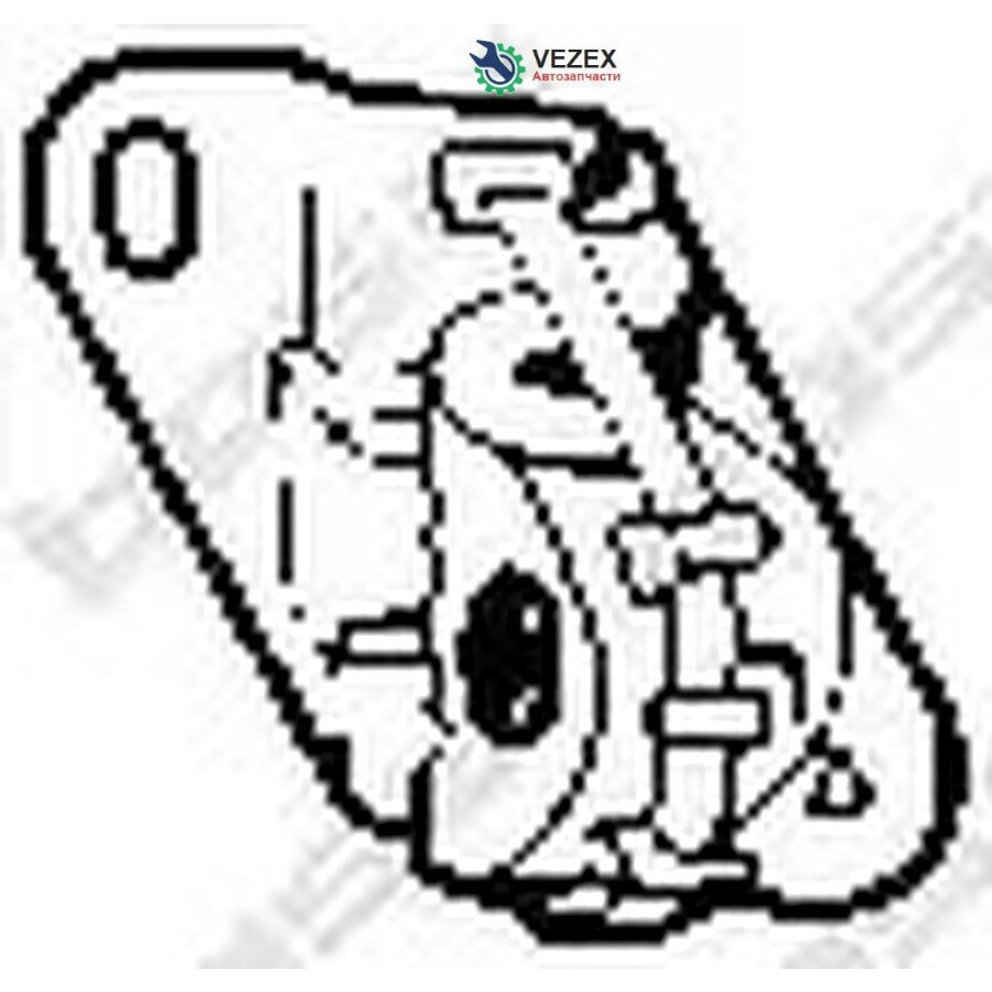 BOSAL 255172 крепление глушителя!\ Citroen C2/C3 1.1i-1.6i/1.4HDi 03>
