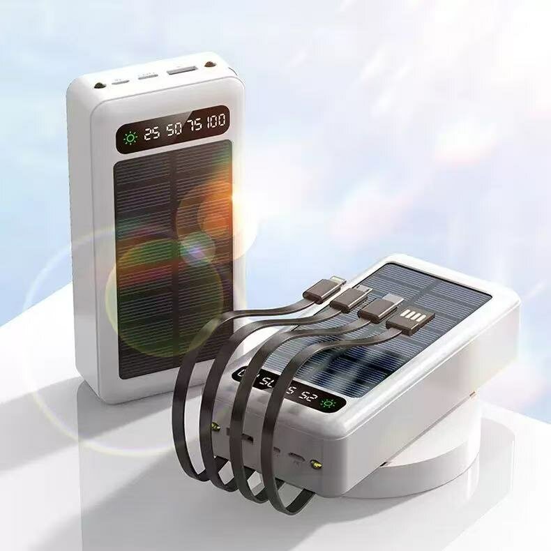 Внешний аккумулятор Мощный повербанк 10000 mAh портативный, power bank, 10000 мАч, white