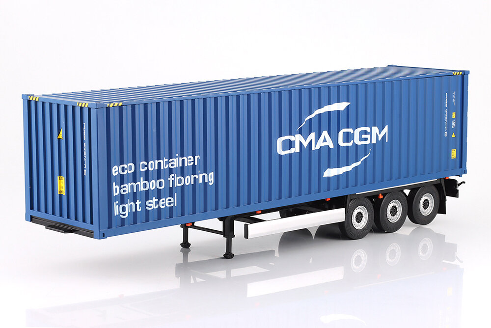 Модель коллекционная SOLIDO Trailer container cma cgm 2024