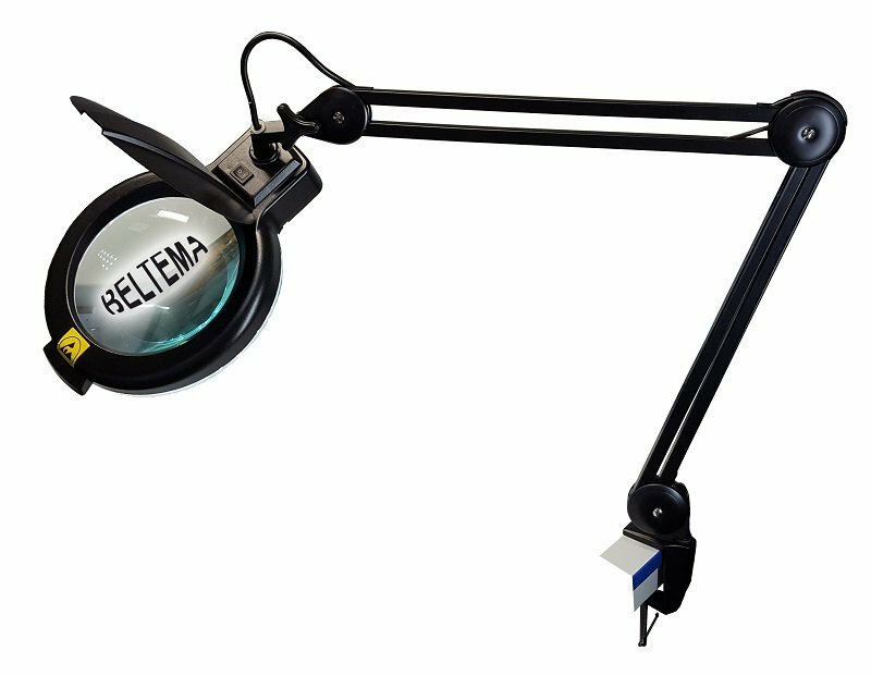 Лампа бестеневая с увеличительной линзой антистатическая BELTEMA 7D LED ESD