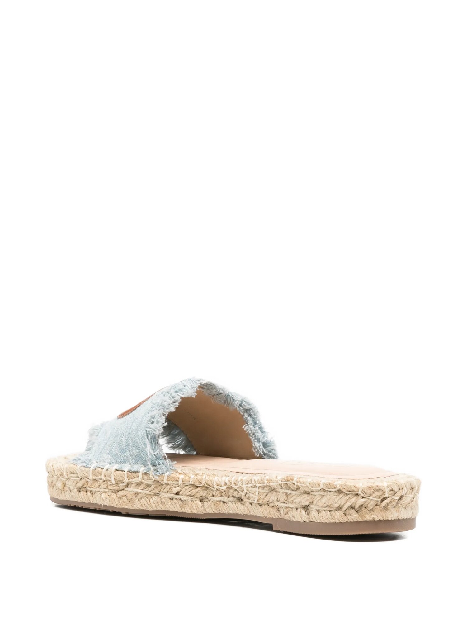 Эспадрильи LIU JO Logo-patch frayed flat espadrilles, размер 39, blue — фото 1