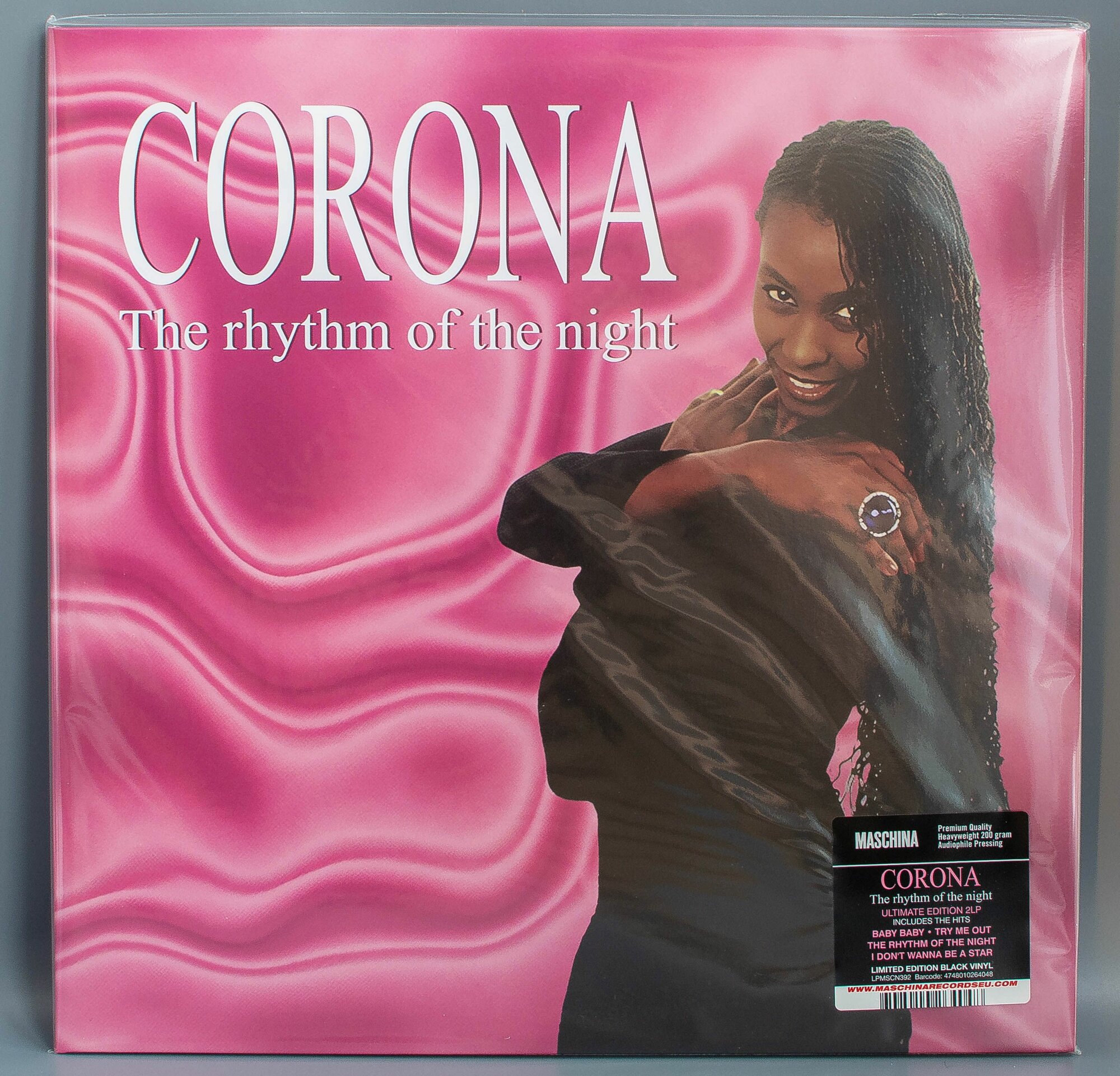 Corona - The Rhythm Of The Night 1995/2025 Black 2LP Виниловая пластинка