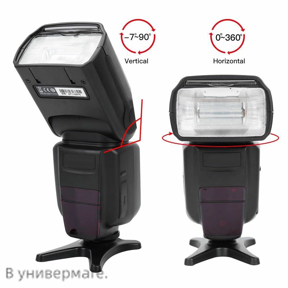 TRIOPO TR-982III/C 24G TTL 1/8000 Беспроводная ведущая ведомая вспышка Speedlite для зеркальной камеры Canon