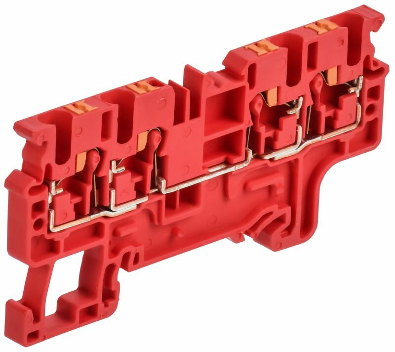 Клемма пружинная Push In CP-MC 4 выв. 2.5кв. мм красн. ARMAFIX IEK AF-CT22-00-4-K04-002