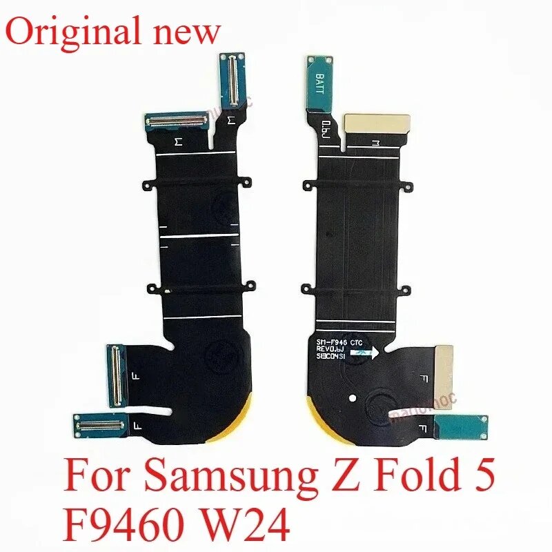 Гибкий кабель материнской платы, ось вращения, ЖК-подключение для Samsung Z Fold 5 F9460 W24, ремонт экрана телефона