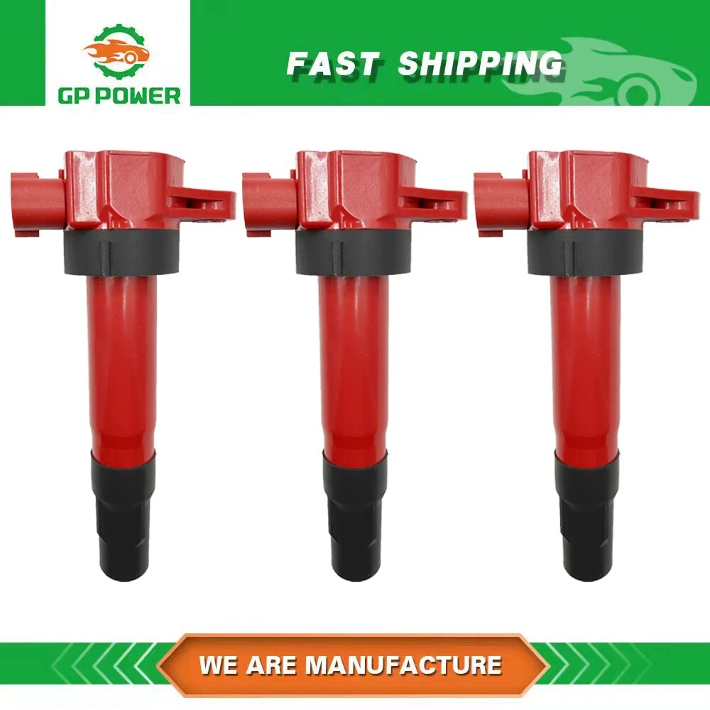 Комплект из 3 катушек зажигания GP POWER 33400-77R00 33400-50M10 33400-64P00 для Suzuki MR Wagon Kei Cervo Palette 0.66 0.66T K6A R06A