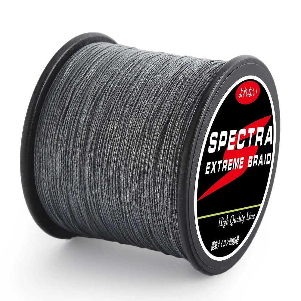 Spectra Extreme Braid, леска плетеная, 300м, 0.14мм, 15lb, Черный
