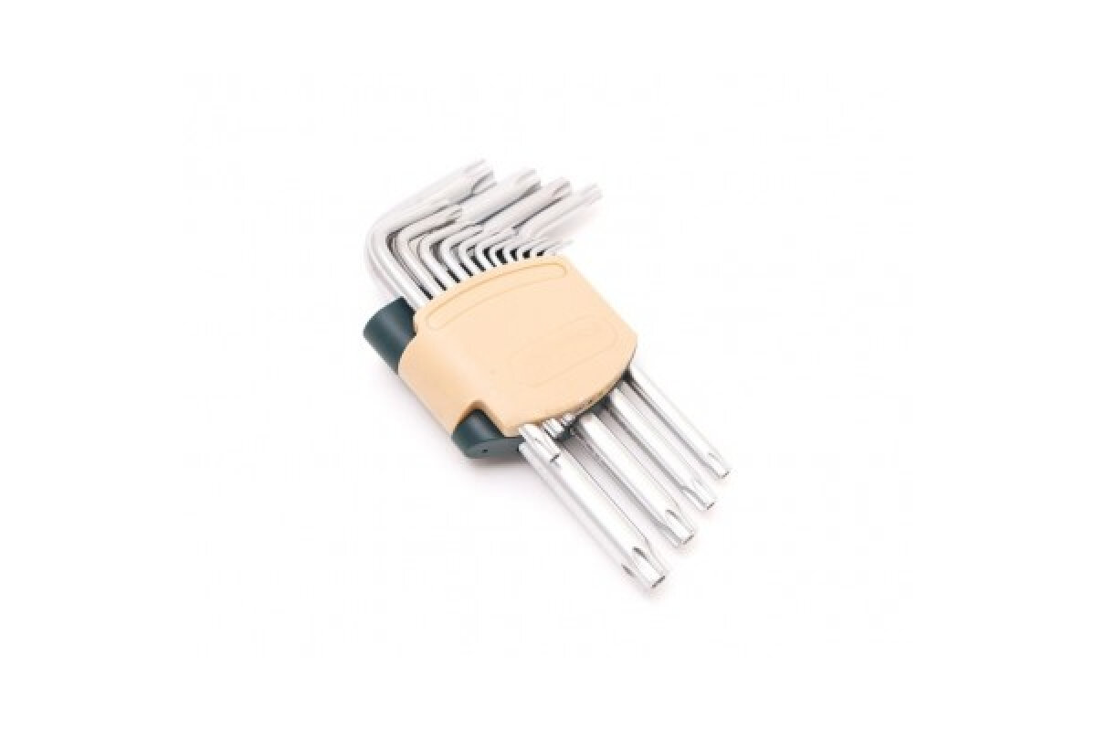 Набор ключей RF-5151T TORX Г-образных с отверстием,15 предметов в пласт держате ROCKFORCE