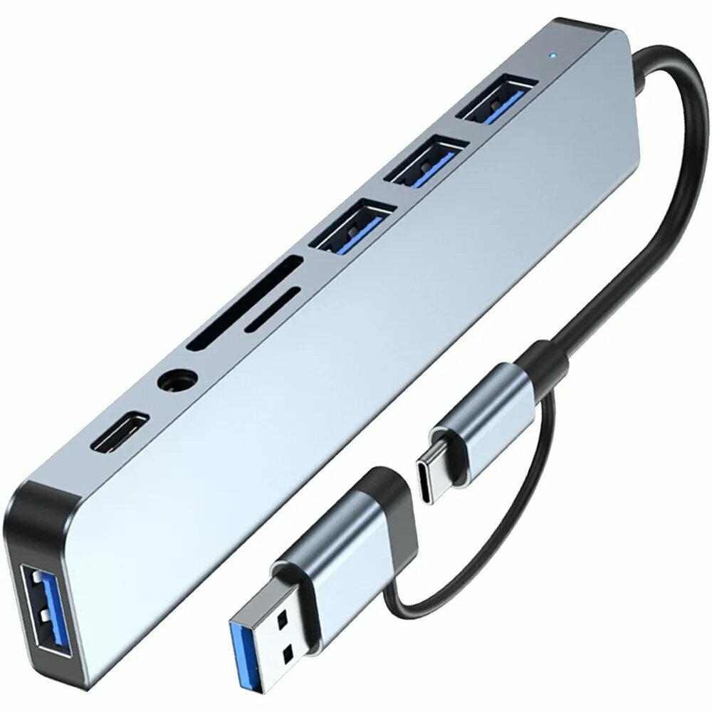 USB30 удлинитель кабель USB разветвитель C/USB Male к 3xUSB20+1xUSB30+1xType C
