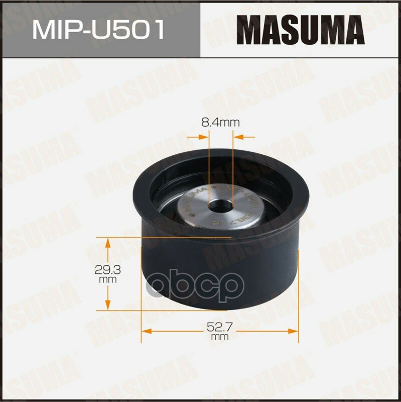 Ролик обводной ремня ГРМ CHEVROLET LACETTI 2006-2012 Masuma арт. MIP-U501