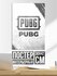Постер на стену PUBG - white gradient