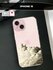 Чехол на Apple iPhone 15 / Айфон 15 с принтом Гравюра с облаками, прозрачный