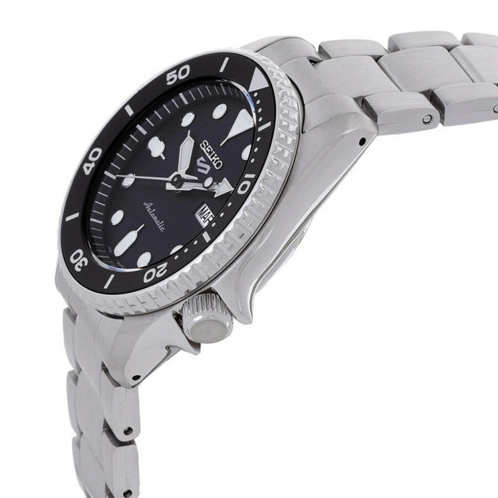 Наручные часы SEIKO, серебристый/черный — фото 1