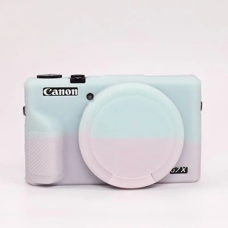 Защитный силиконовый чехол для фотоаппарата Canon Powershot G7X Mark III G7XIII G7XM3 G7X3 ультра-тонкая полимерная из мягкого качественного силикона