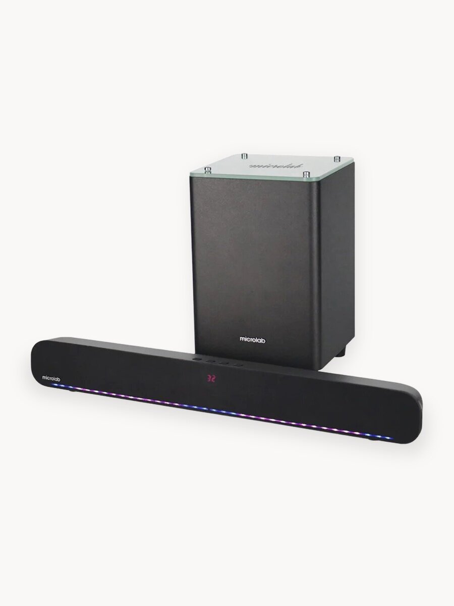 Саундбар Microlab Rockbar500, с внешним беспроводным сабвуфером, black