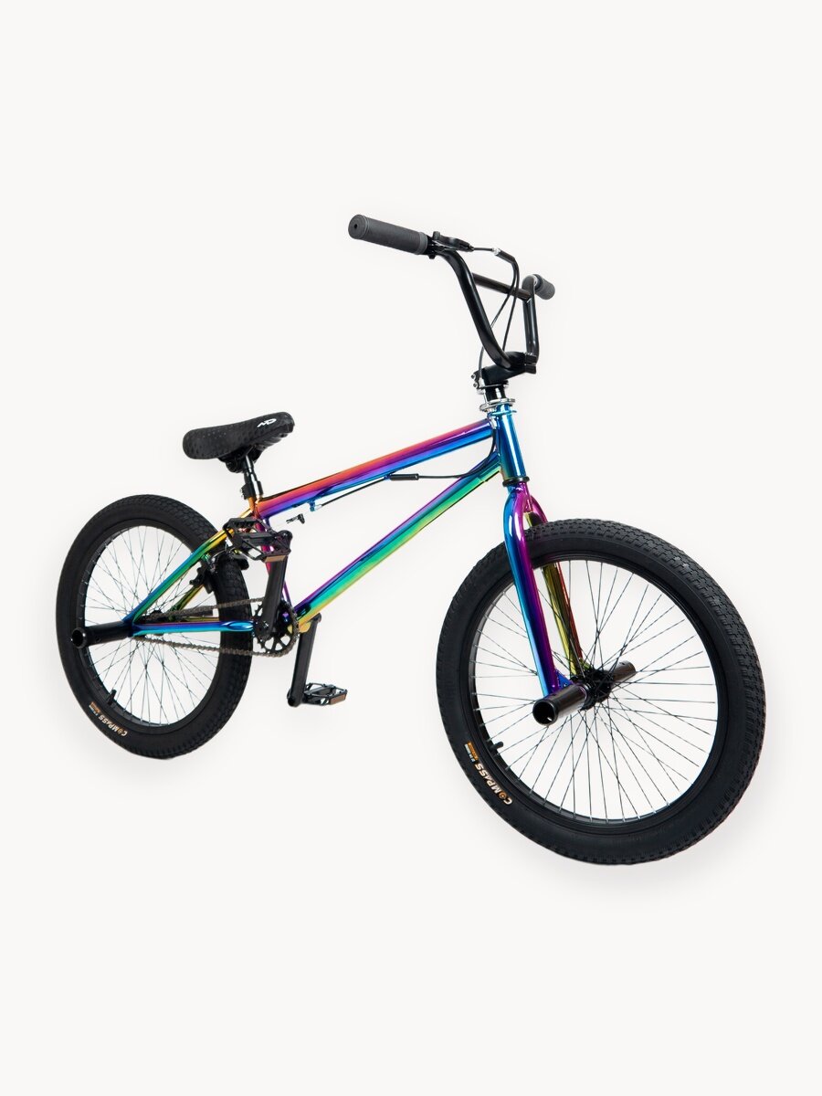 BMX велосипед 20 дюймов для трюков с пегами, крутящимся рулем 360, усиленной рамой, для подростков и взрослых