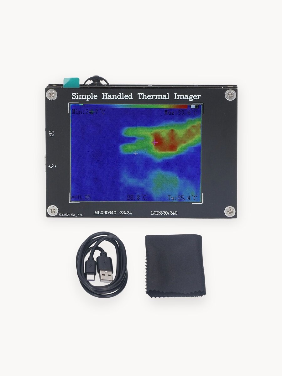 Тепловизор 7 в 1, портативная многофункциональная инфракрасная тепловизионная камера с экраном 3,2 дюйма