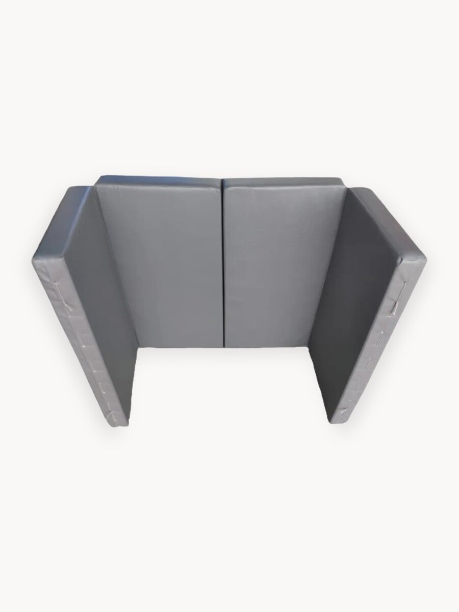 Мат спортивный гимнастический 200 х 100 х 10, складной, цвет Графит