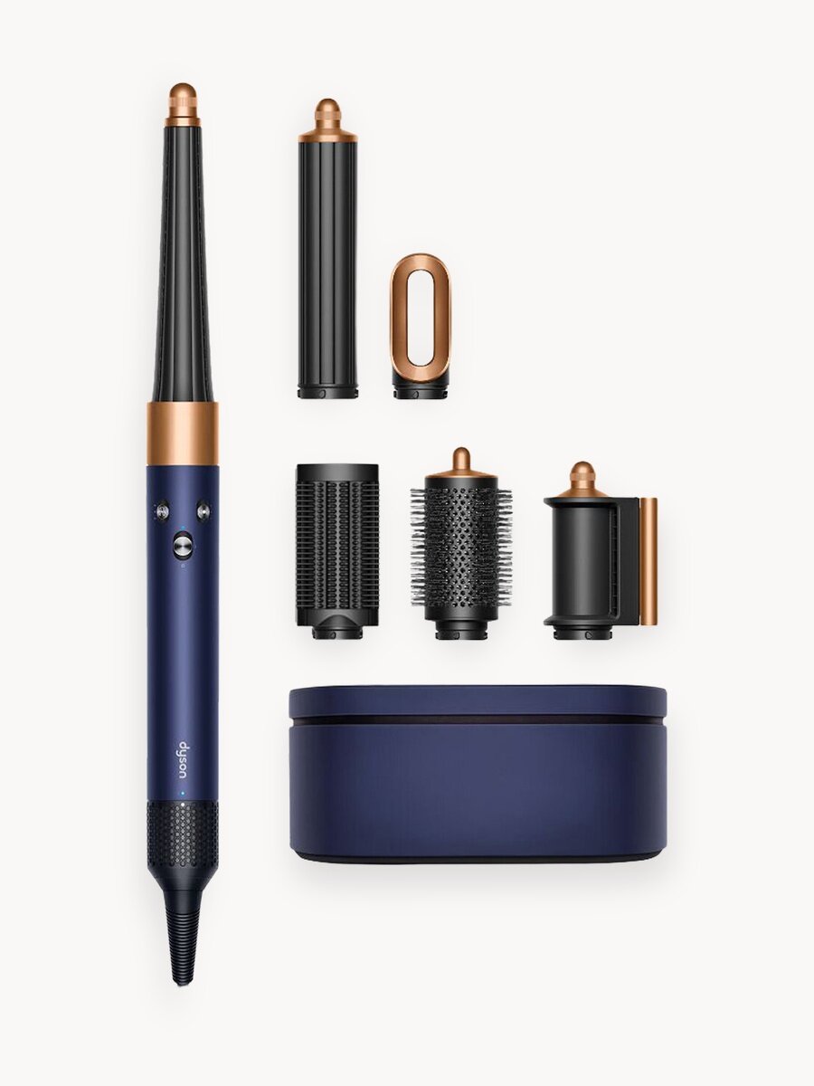 Стайлер Dyson Airwrap HS08 ID Prussian Blue/Rich Copper HK, вращение шнура, 3 режима нагрева（107214-01）